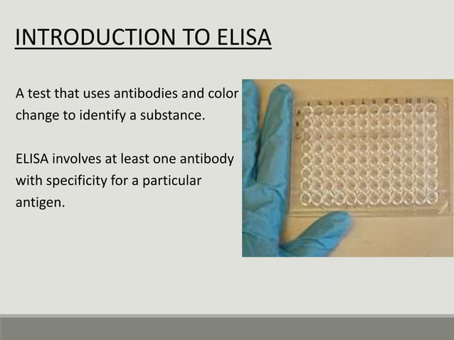 Elisa AND ITS APPLICATION | PPTX | Medical Tests | Medical Health