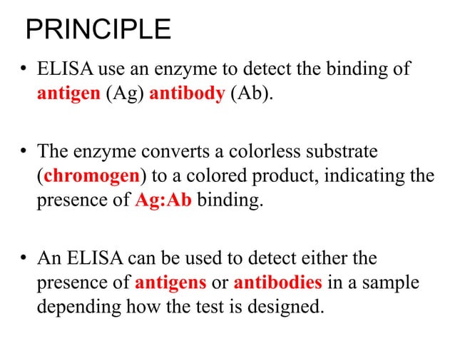 Elisa | PPTX | Infectious Diseases | Diseases and Conditions