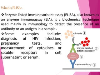 Elisa | PPTX | Medical Tests | Medical Health