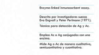 INMUNOENSAYOS ENZIMÁTICOS ELISA | PDF