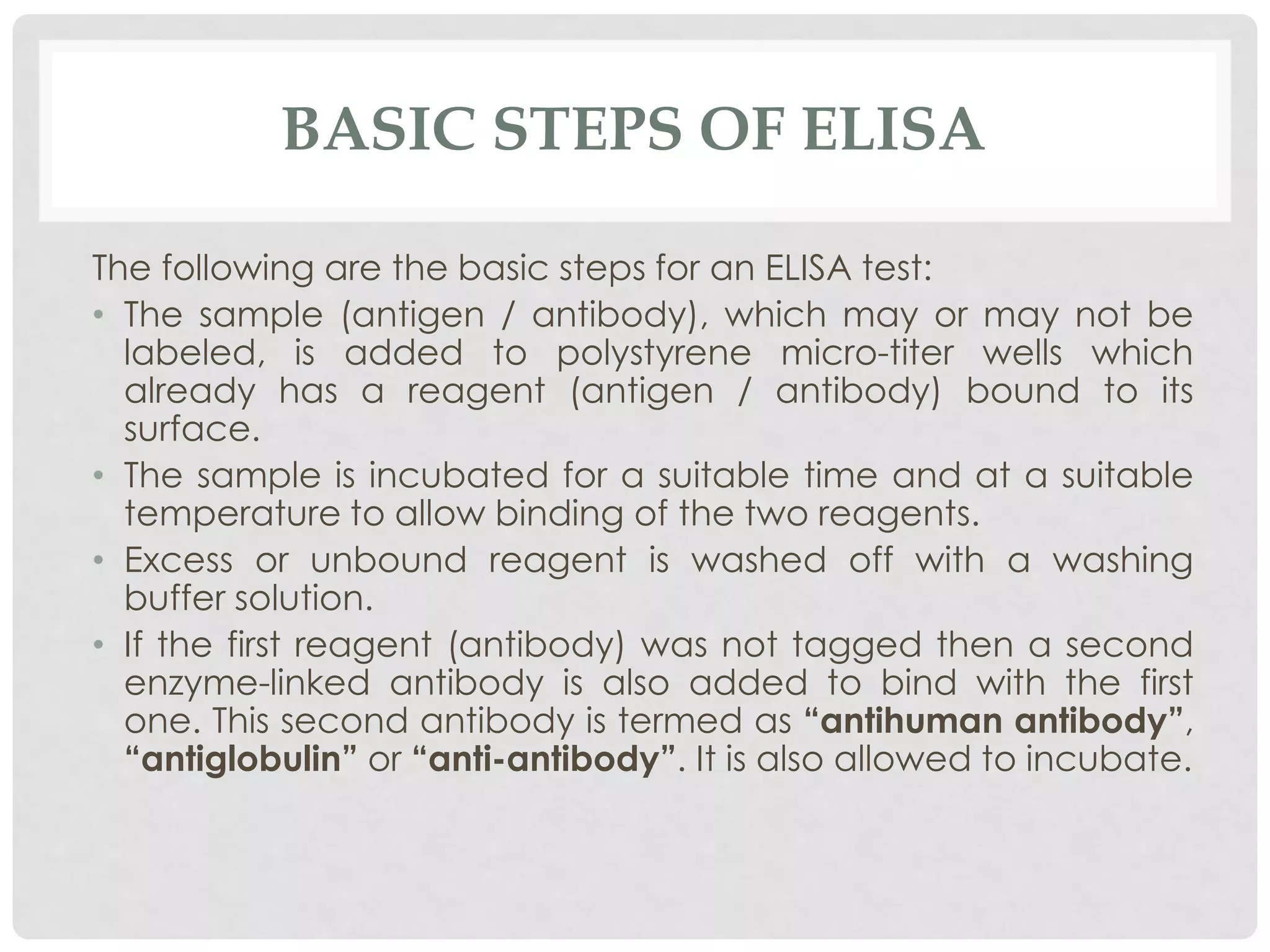 ELISA: Enzyme-linked Immunosorbent Assay | PDF