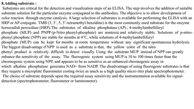 Elisa (Enzyme linked immuno sorbent assay) | PPT