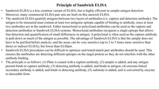 Elisa (Enzyme linked immuno sorbent assay) | PPTX