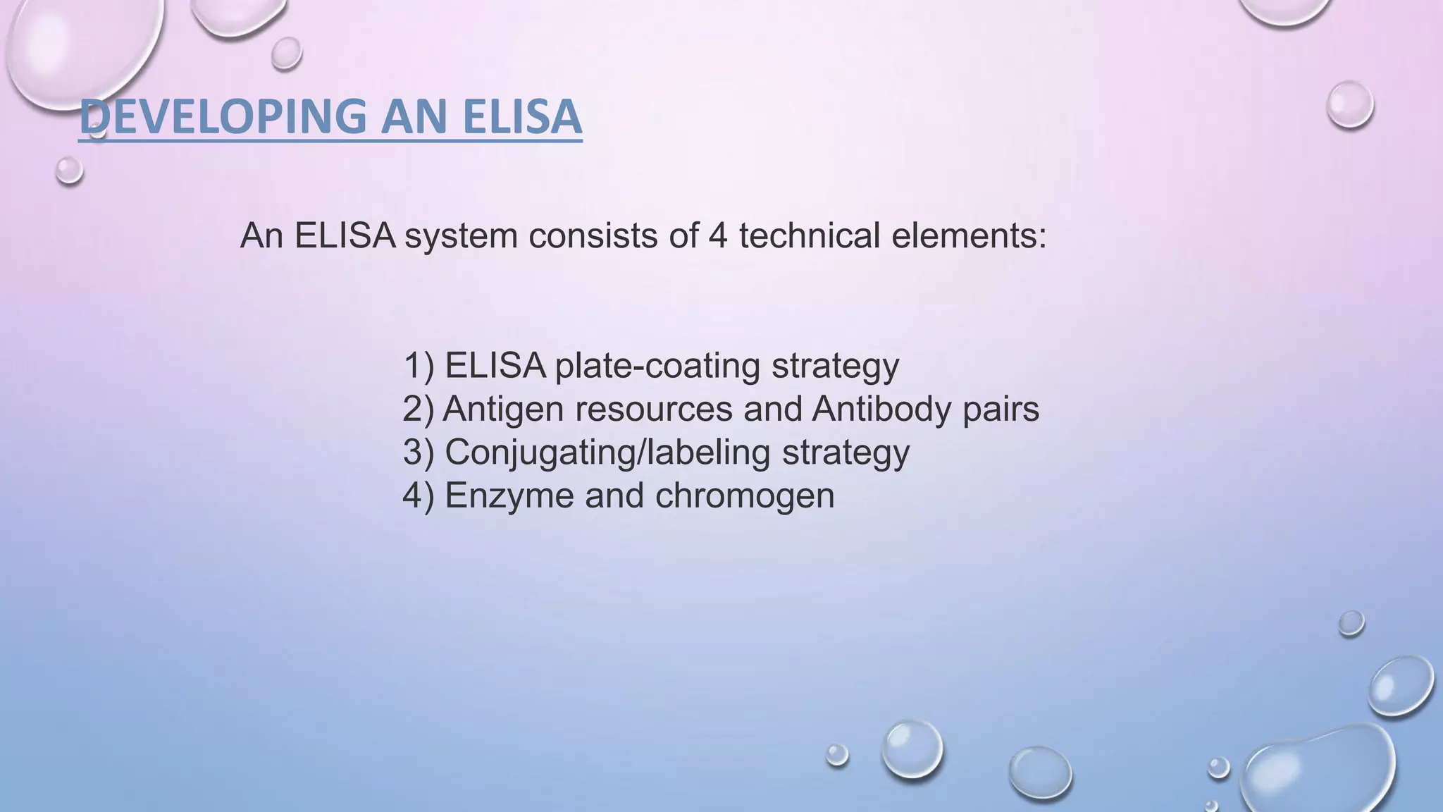 ENZYME LINKED IMMUNOSORBENT IMMMUNO ASSAY | PPTX
