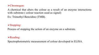 Enzyme linked immuno sorbent assay(ELISA) | PPTX