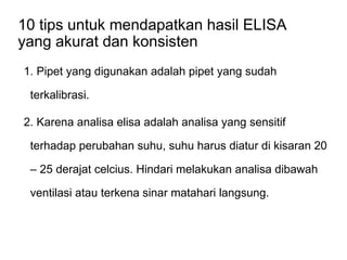 kuliah elisa (enzyme linked immunosorbent assay).ppt