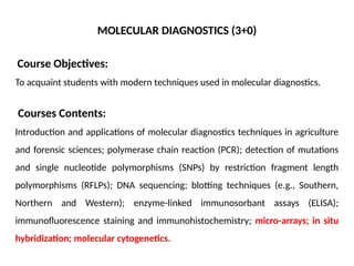 ELISA.pptx molecular diagnostics by taimoor | PPT