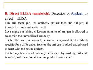 Enzyme linked immunosorbent assay techniques | PPT