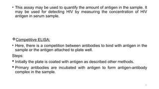 ELISA,types of Elisa,microarray techniques | PPTX