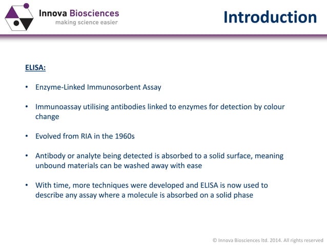 Elisa - an introduction to the basic principles and assay formats presentation | PPT
