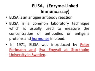 ELISA- Principle, Types and Applications.pptx