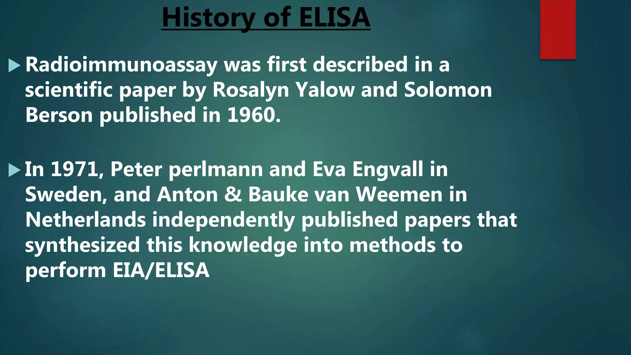 Elisa and its type | PPTX