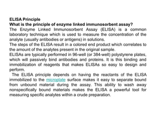 ELISA and its application in clinical researches | PPT | Medical Tests ...