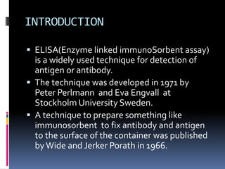 Elisa and Electrophoresis | PPTX