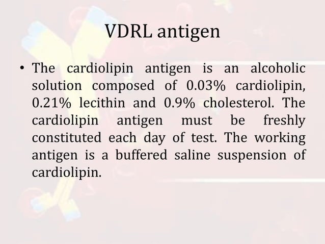 Elisa and VDRL test | PPT