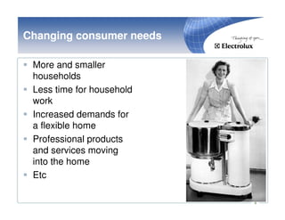 Consumer Driven Innovation at Electrolux | PPT