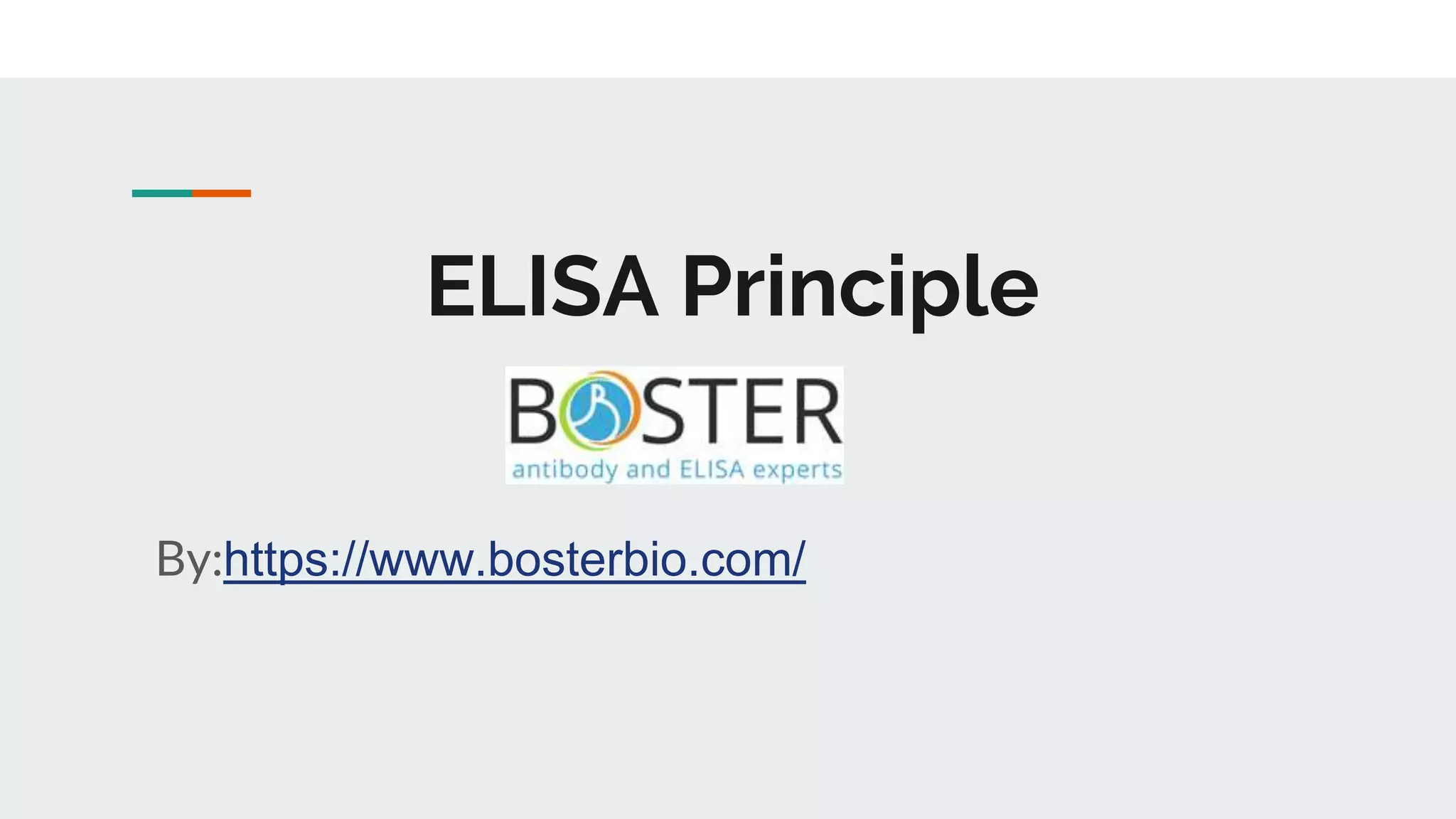 ELISA Principle, How it works | PPTX