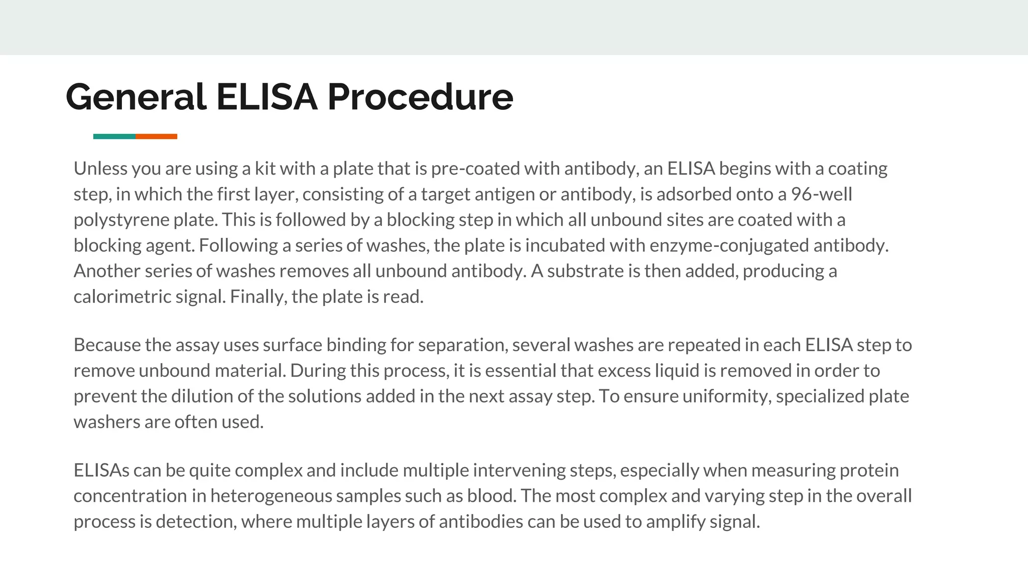 ELISA Principle, How it works | PPTX