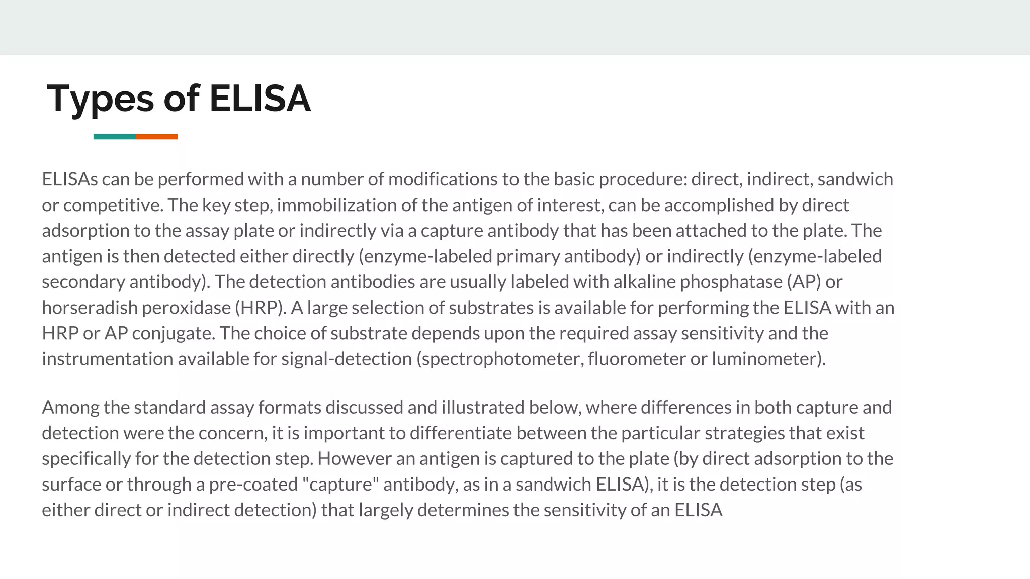 ELISA Principle, How it works | PPTX