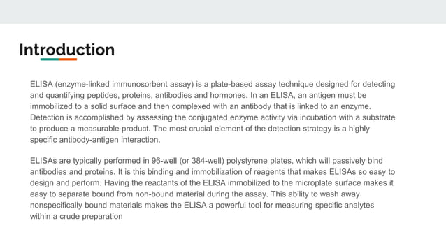 ELISA Principle, How it works | PPTX