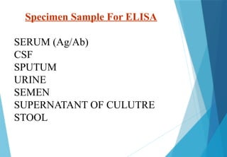 elisa & IF.pptx ELISA and immunofluorescence | PPT
