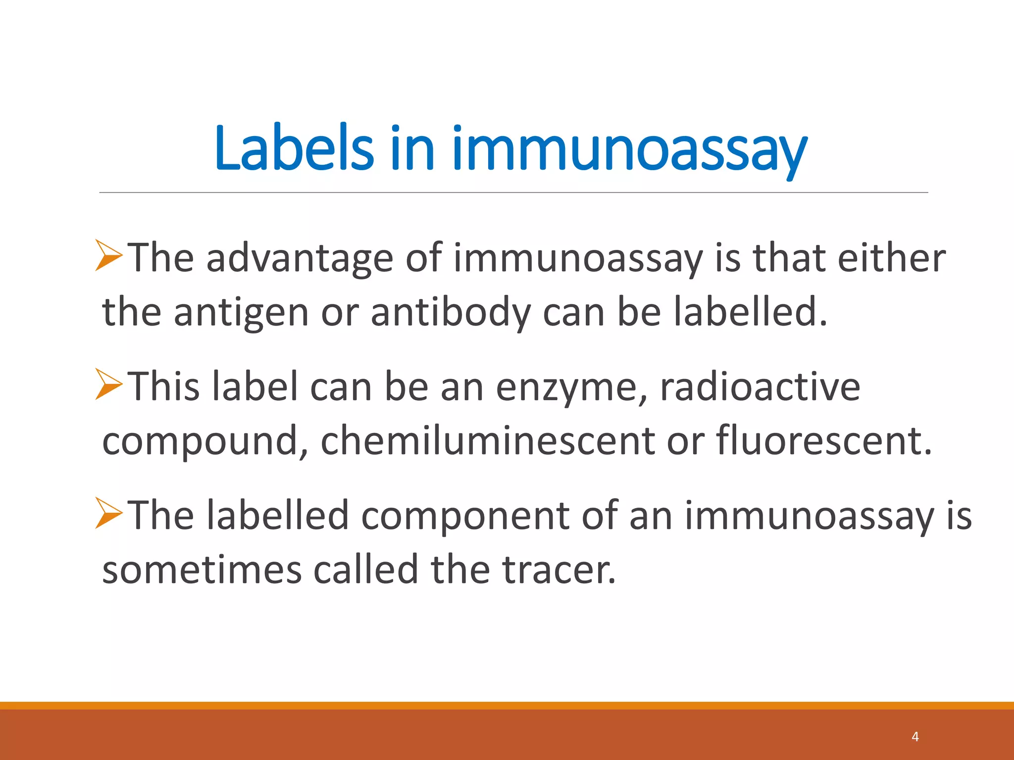 Immunoassay - RIA & ELISA | PPTX