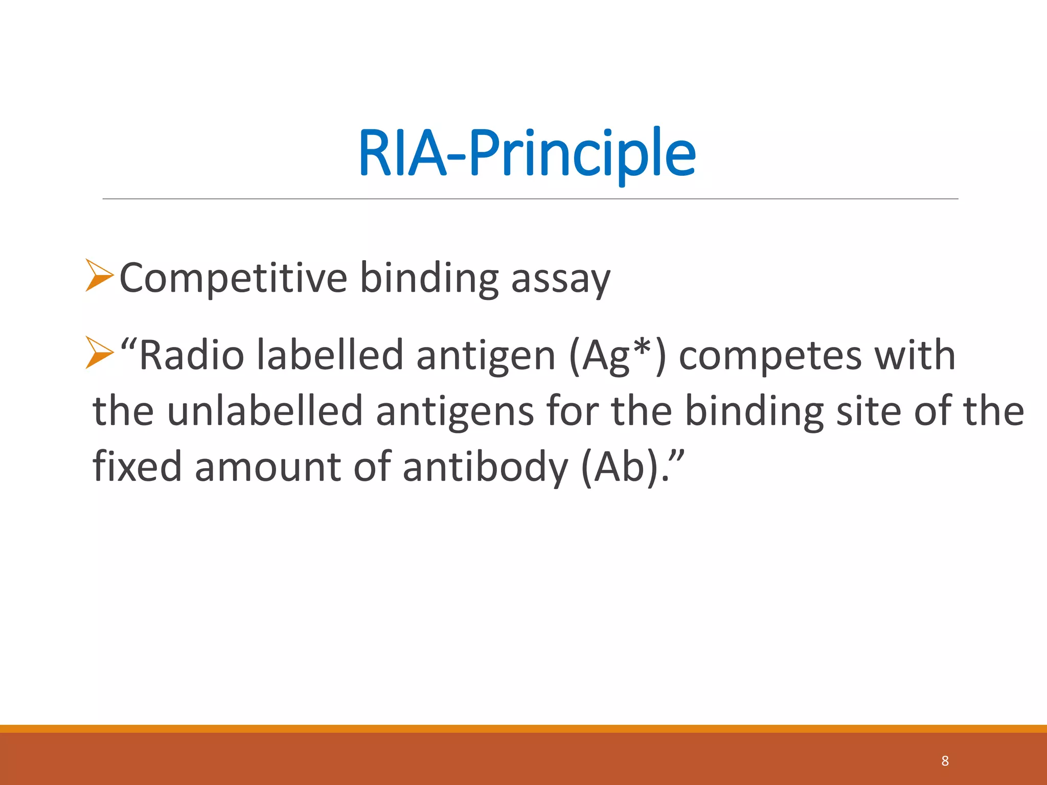 Immunoassay - RIA & ELISA | PPTX