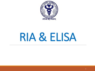 Immunoassay - RIA & ELISA | PPT