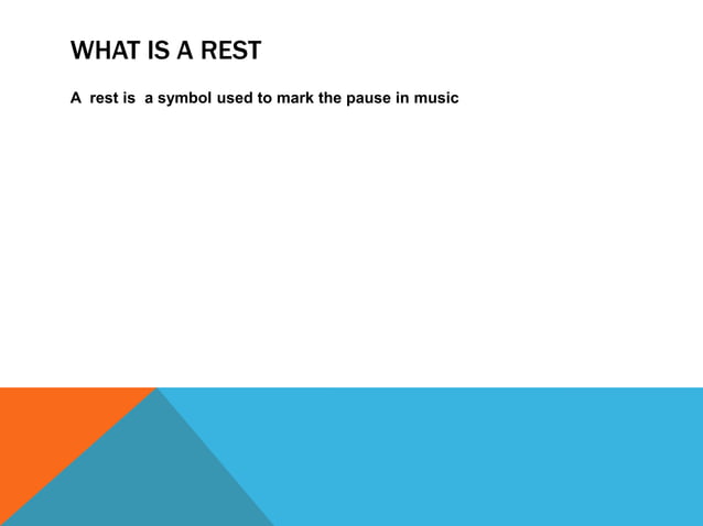 notes and rest | PPTX