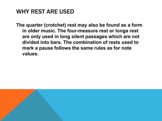 notes and rest | PPTX