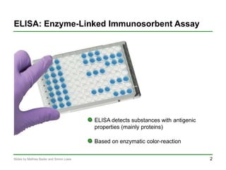 ELISA Test: Enzyme-linked Immunosorbent Assay | PPTX