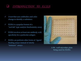 ELISA Powerpoint Presentation | PPTX