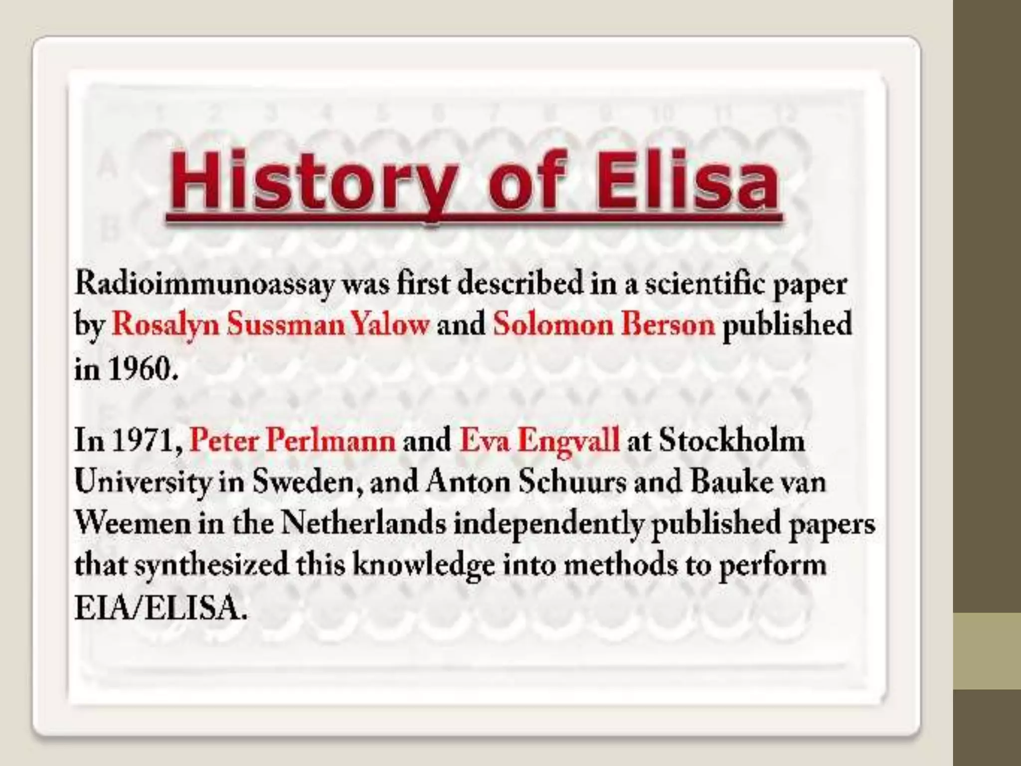 Elisa ppt | PPTX