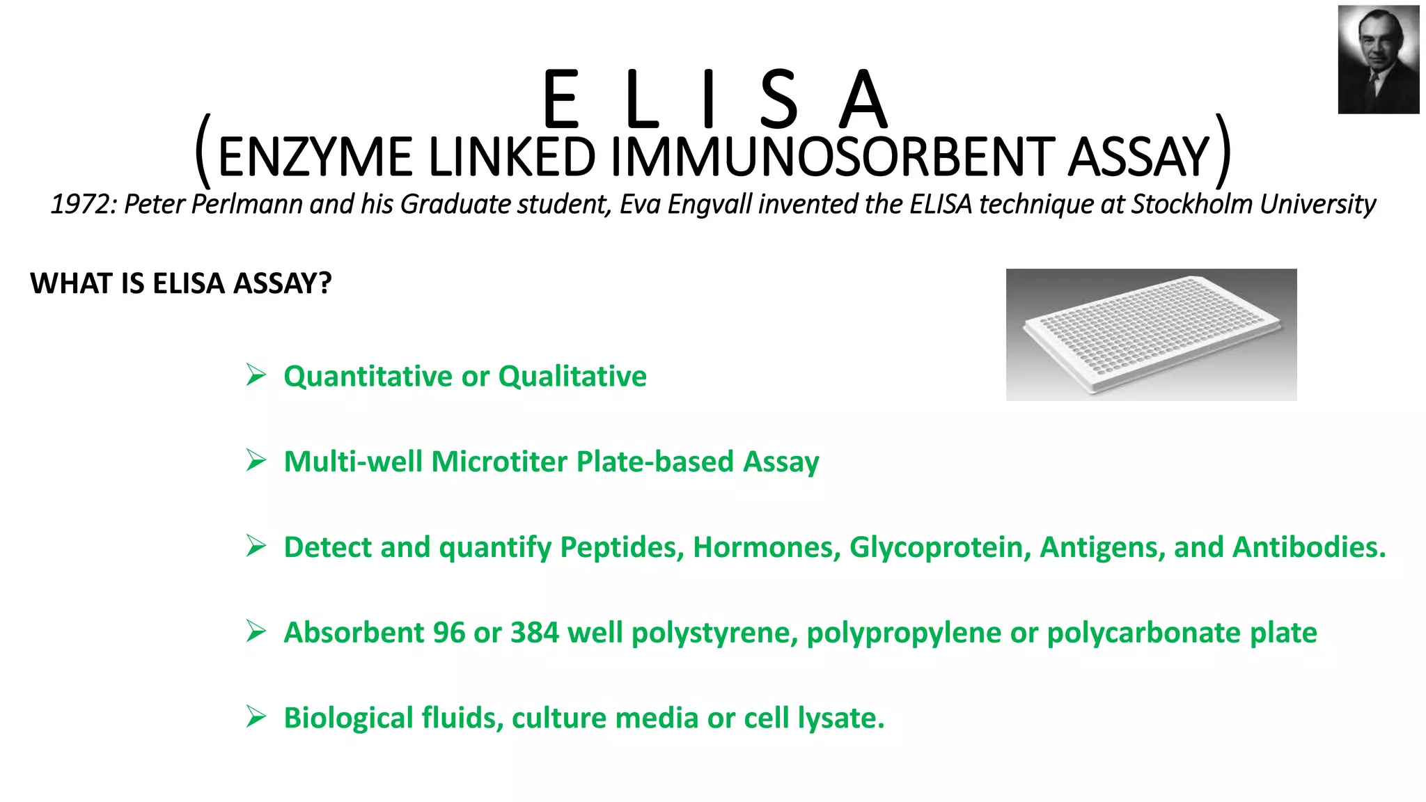 Elisa presentations 2020 | PPTX | Chemistry | Science