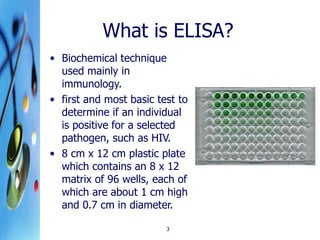 Elisa report | PPT