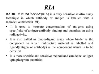 immunological assays - ELISA and RIA | PPT