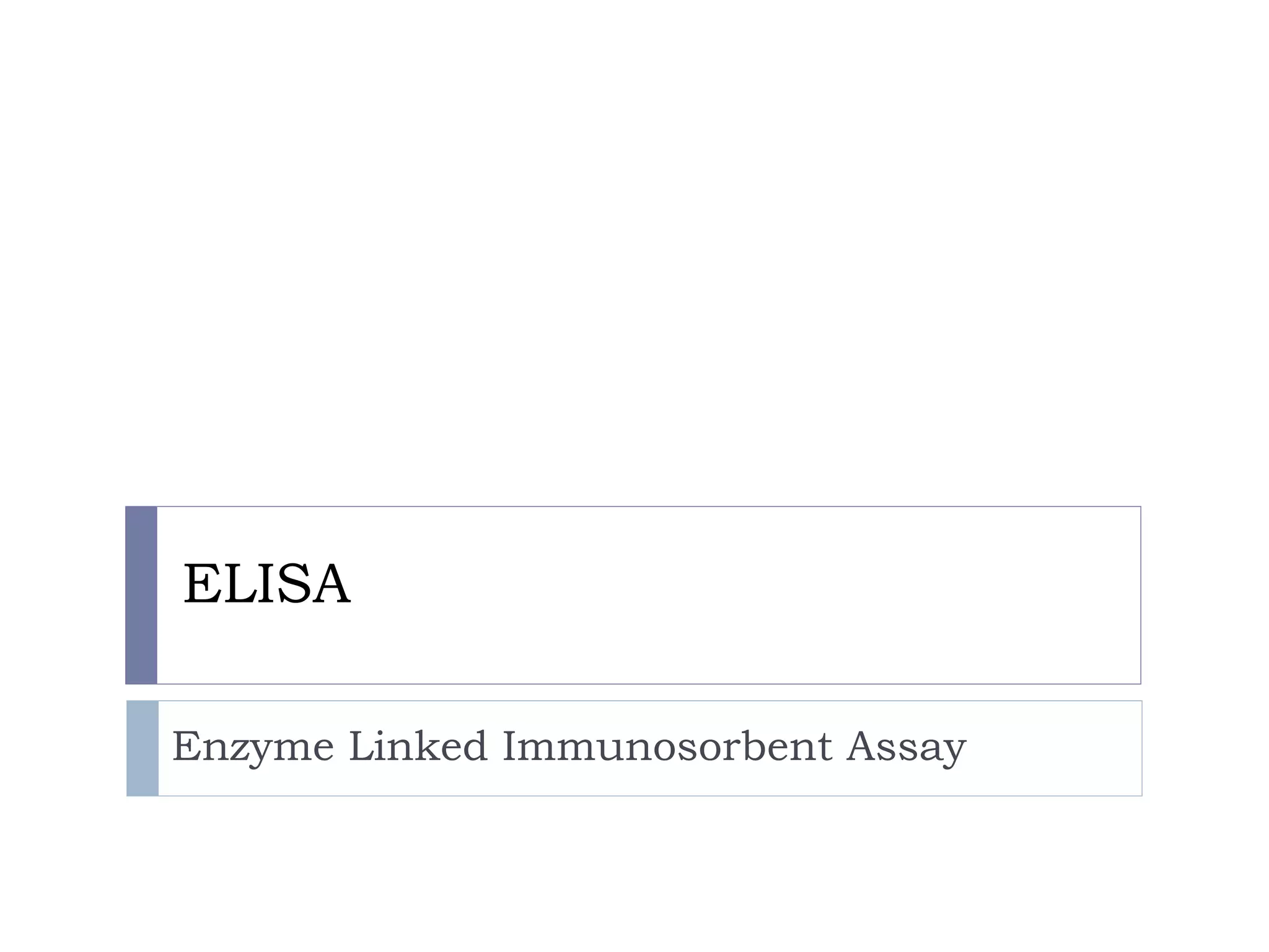 Elisa technique | PPT