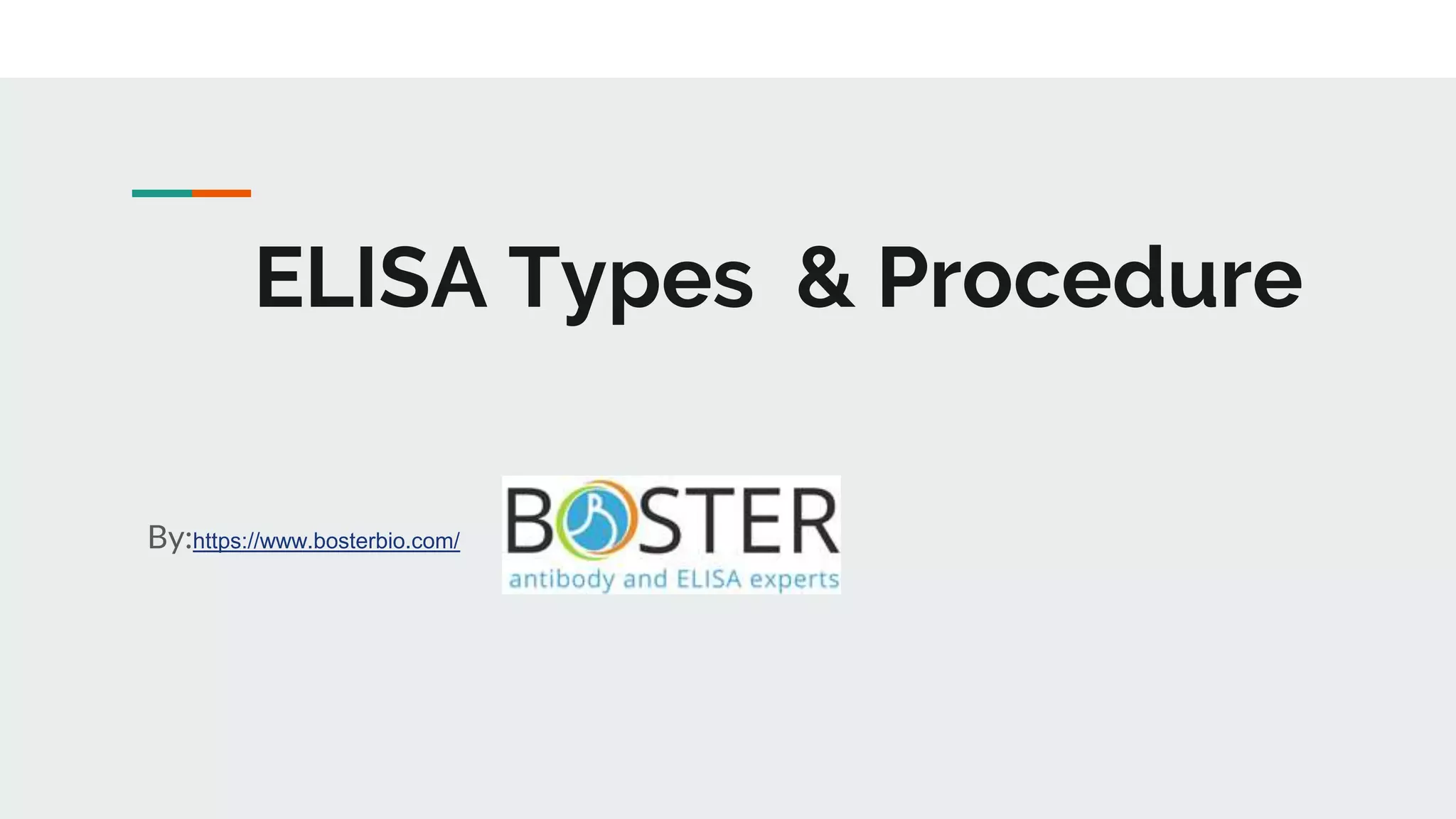 ELISA Types & Procedure | PDF