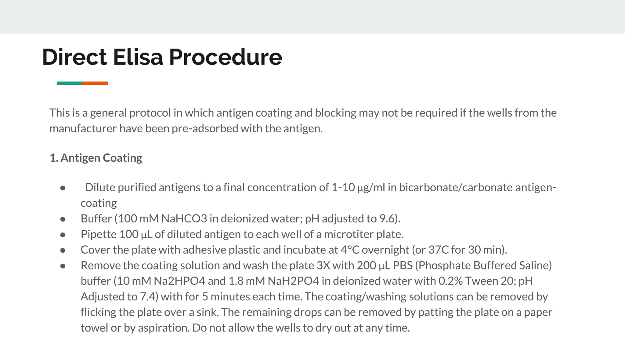 ELISA Types & Procedure | PDF