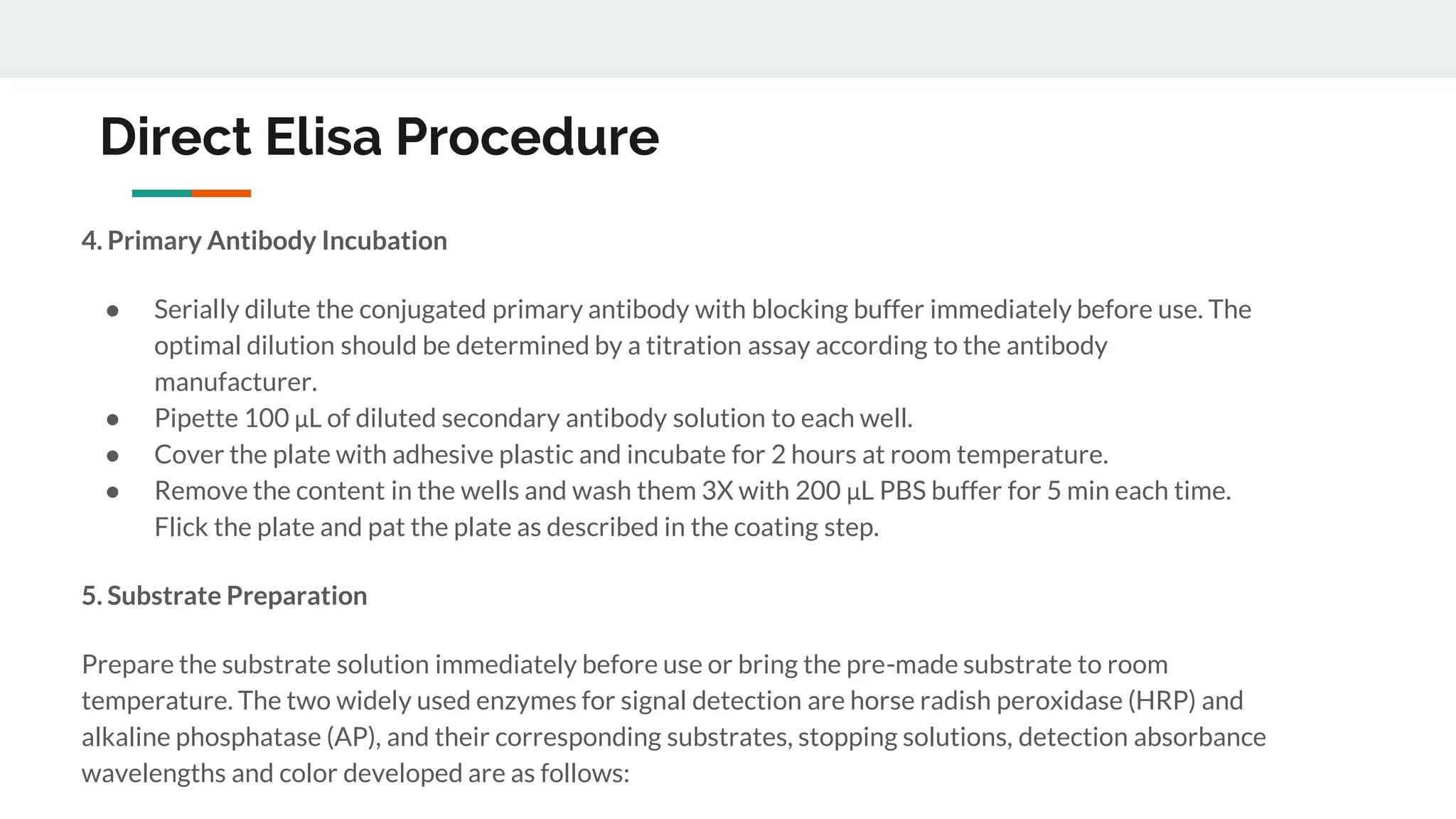 ELISA Types & Procedure | PDF