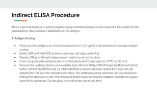 ELISA Types & Procedure | PDF