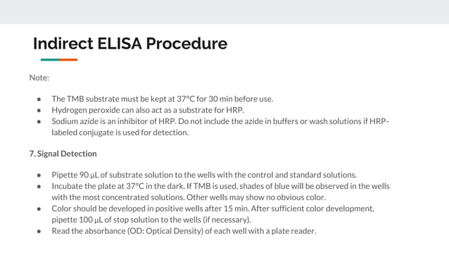 ELISA Types & Procedure | PPT