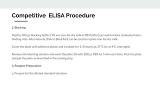 ELISA Types & Procedure | PPT