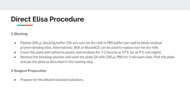 ELISA Types & Procedure | PPT