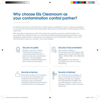 Elis Cleanroom Ireland | PDF