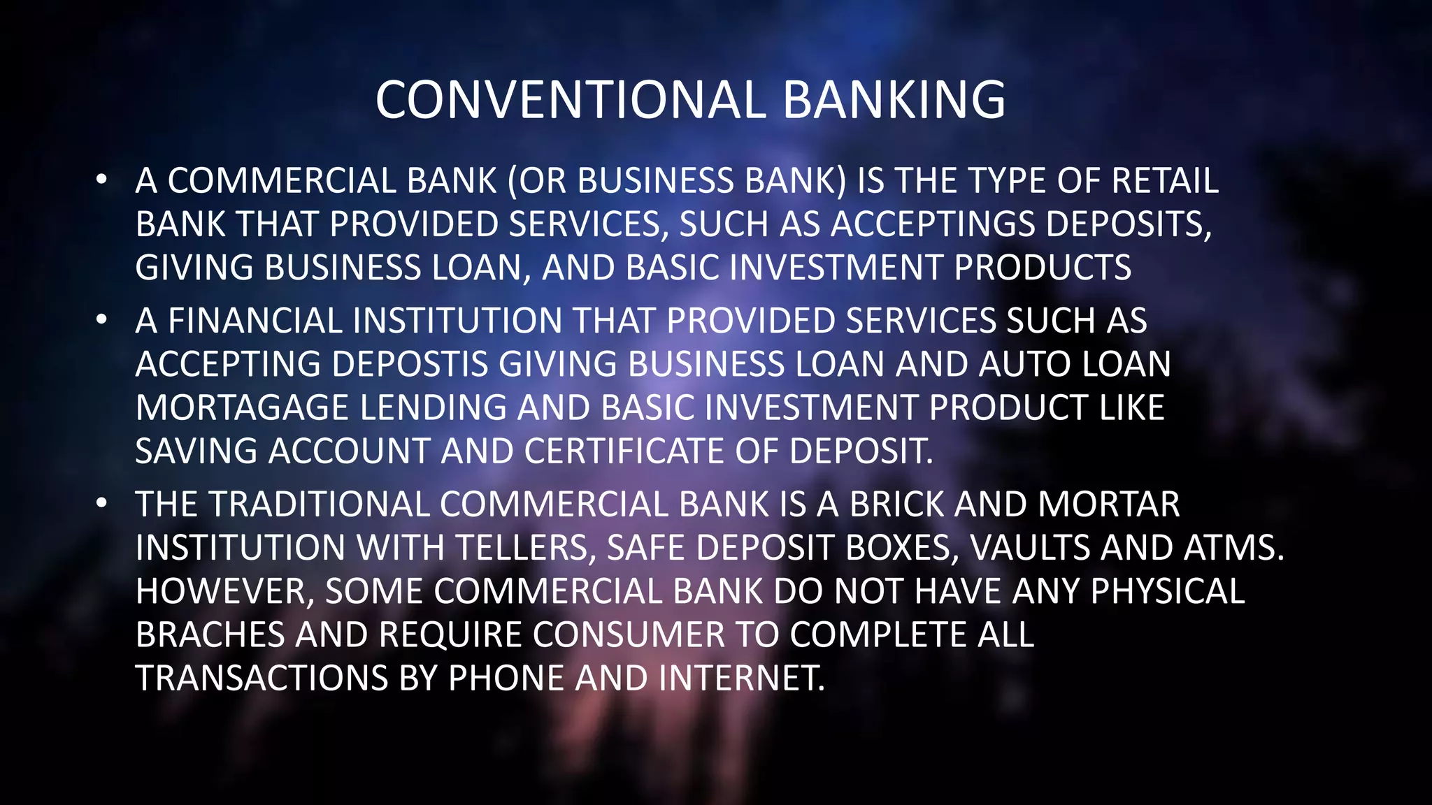 DIFFERENCES BETWEEN ISLAMIC BANKING SYSTEM AND CONVENTIONAL SYSTEM | PPT