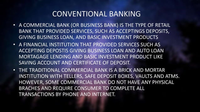 DIFFERENCES BETWEEN ISLAMIC BANKING SYSTEM AND CONVENTIONAL SYSTEM | PPT