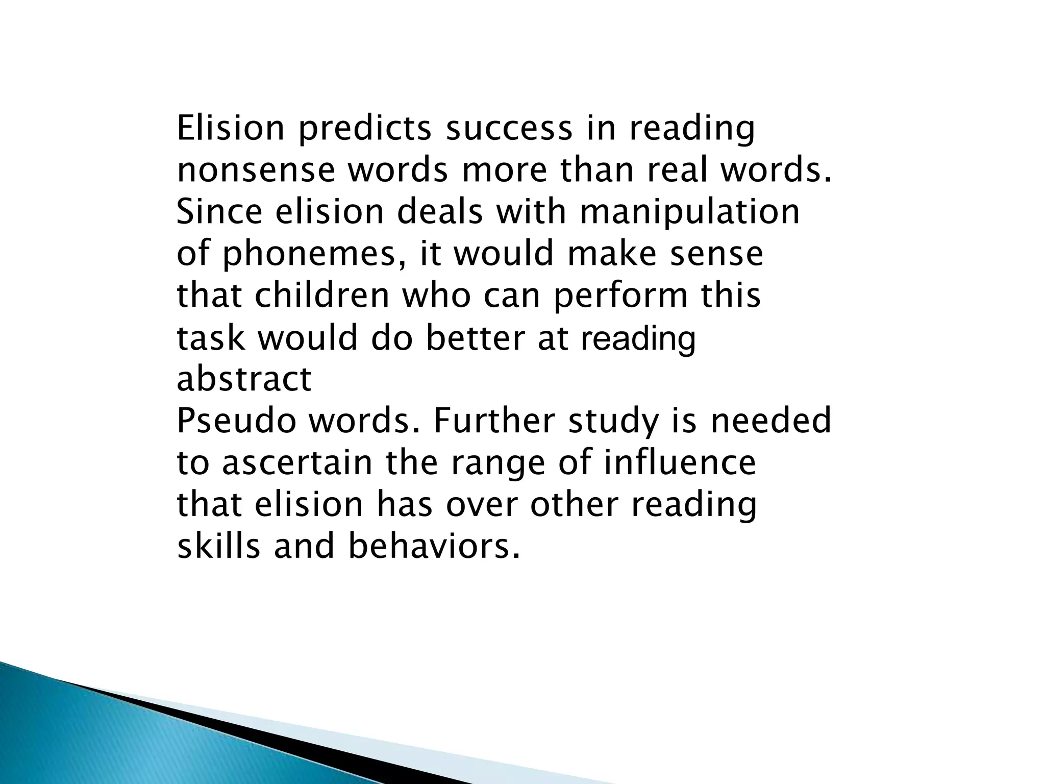 Elisions | PPTX