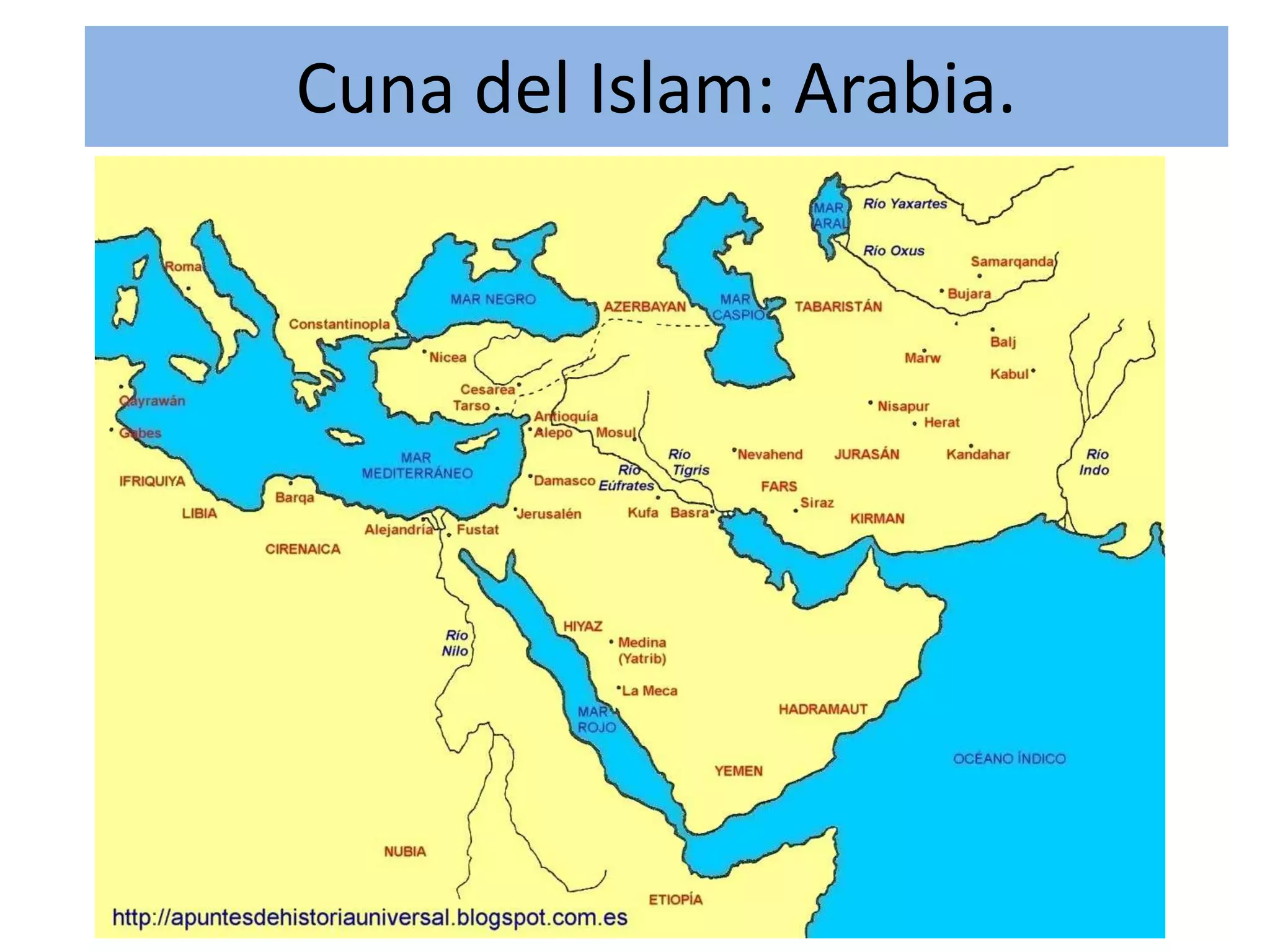 Historia general para acceso universidad mayores de 25 años: El islam ...