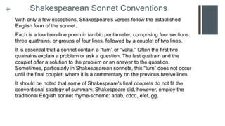 Elit 17 class 4 n the sonnet sign up sheet! | PPTX | Poetry | Books and ...